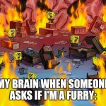 spongebob fire Meme Generator - Imgflip