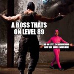 Pink Guy vs Bane Meme Generator - Imgflip