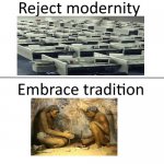 Reject modernity, Embrace tradition Meme Generator - Imgflip