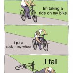 Bike Fall Meme Generator - Imgflip