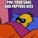 angry homer simpson in bed Meme Generator - Imgflip