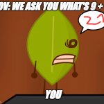 BFDI "Wat" Face Meme Generator - Imgflip