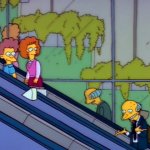 Maude On The Escalator Meme Generator - Imgflip