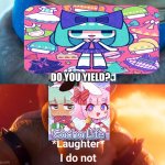 Do you yield? Blank Template - Imgflip