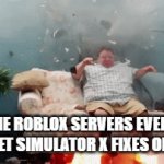 Sofa explosion Blank Template - Imgflip