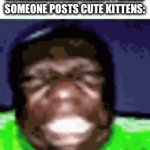 Angry black guy ranting Blank Template - Imgflip