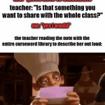 Chef Skinner Reading a Letter Blank Template - Imgflip