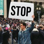 Man holding sign Blank Template - Imgflip