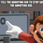 mario no sign Meme Generator - Imgflip