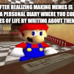 Mario thinking Blank Template - Imgflip