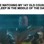 Thanos Impossible Meme Generator - Imgflip