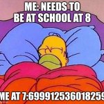 Homer Simpson sleeping peacefully Meme Generator - Imgflip