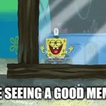 spongebob window Blank Template - Imgflip