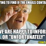 old lady at computer Meme Generator - Imgflip
