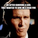 Patrick Bateman sigma Blank Template - Imgflip