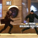 Police Chasing Guy Meme Generator - Imgflip