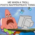 Patrick Star cringing Blank Template - Imgflip