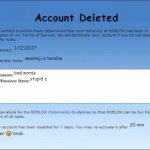 Roblox 2009 Banned Message Meme Generator - Imgflip