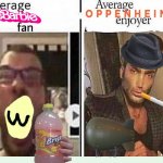 Average *BLANK* Fan VS Average *BLANK* Enjoyer Meme Generator - Imgflip