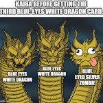 Three-headed Dragon Blank Template - Imgflip