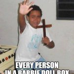 kid with cross Meme Generator - Imgflip