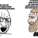 crying wojak vs chad Meme Generator - Imgflip