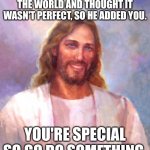 Smiling Jesus Meme Generator - Imgflip