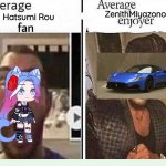 Average *BLANK* Fan VS Average *BLANK* Enjoyer Meme Generator - Imgflip