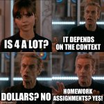 is 4 a lot? Meme Generator - Imgflip