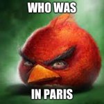 Realistic Red Angry Birds Meme Generator - Imgflip