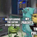 Mike wazowski trying to explain Meme Generator - Imgflip