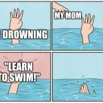 High five drown Meme Generator - Imgflip