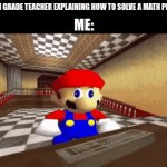 smg4 Mario Calculating Blank Template - Imgflip