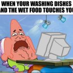 Patrick Star cringing Meme Generator - Imgflip