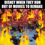 spongebob fire Meme Generator - Imgflip