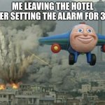 Plane flying from explosions Meme Generator - Imgflip