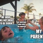 drowning kid in the pool Meme Generator - Imgflip