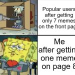 Poor Squidward vs Rich Spongebob Meme Generator - Imgflip