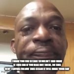 thank you for my reefer Blank Template - Imgflip