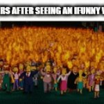 Simpsons Angry Mob Blank Template - Imgflip