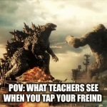 King Kong punching Godzilla Blank Template - Imgflip
