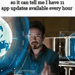 Tony discovers a new element Blank Template - Imgflip