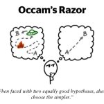 Occam's Razor Meme Generator - Imgflip