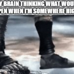 Kratos falling Blank Template - Imgflip