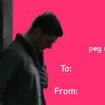 Vcard peg me Meme Generator - Imgflip