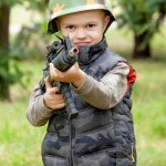boy child with toy gun Arbie JPP Meme Generator - Imgflip