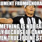 Logical Fallacy Referee Meme Generator - Imgflip
