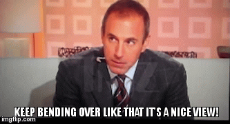 Matt Lauer Enjoys The View - Imgflip