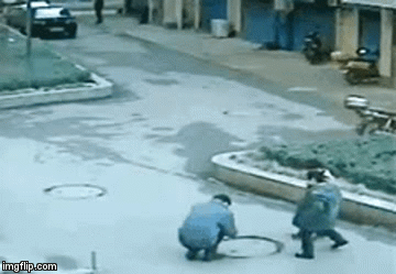 sewer near chipotle - Imgflip