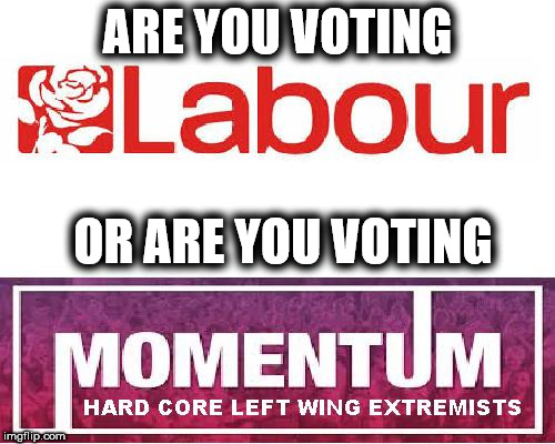 who are you voting for - Labour or Momentum? - Imgflip